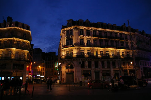 kids in the eye of the storm.: lille at night.