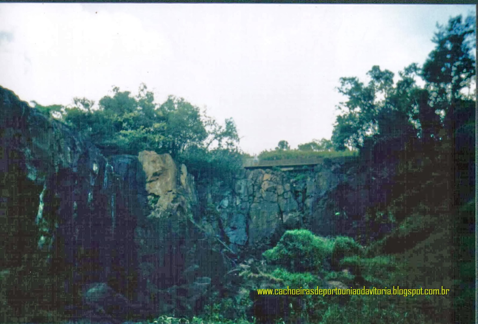 CACHOEIRAS DE PORTO UNIÃO DA VITÓRIA - SC/PR: SALTO DO VAU - Rio Palmital