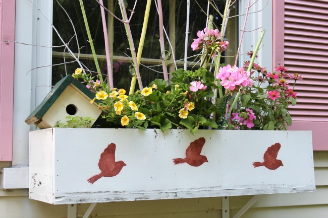 Window Boxes with Sticks - Crafts a la mode