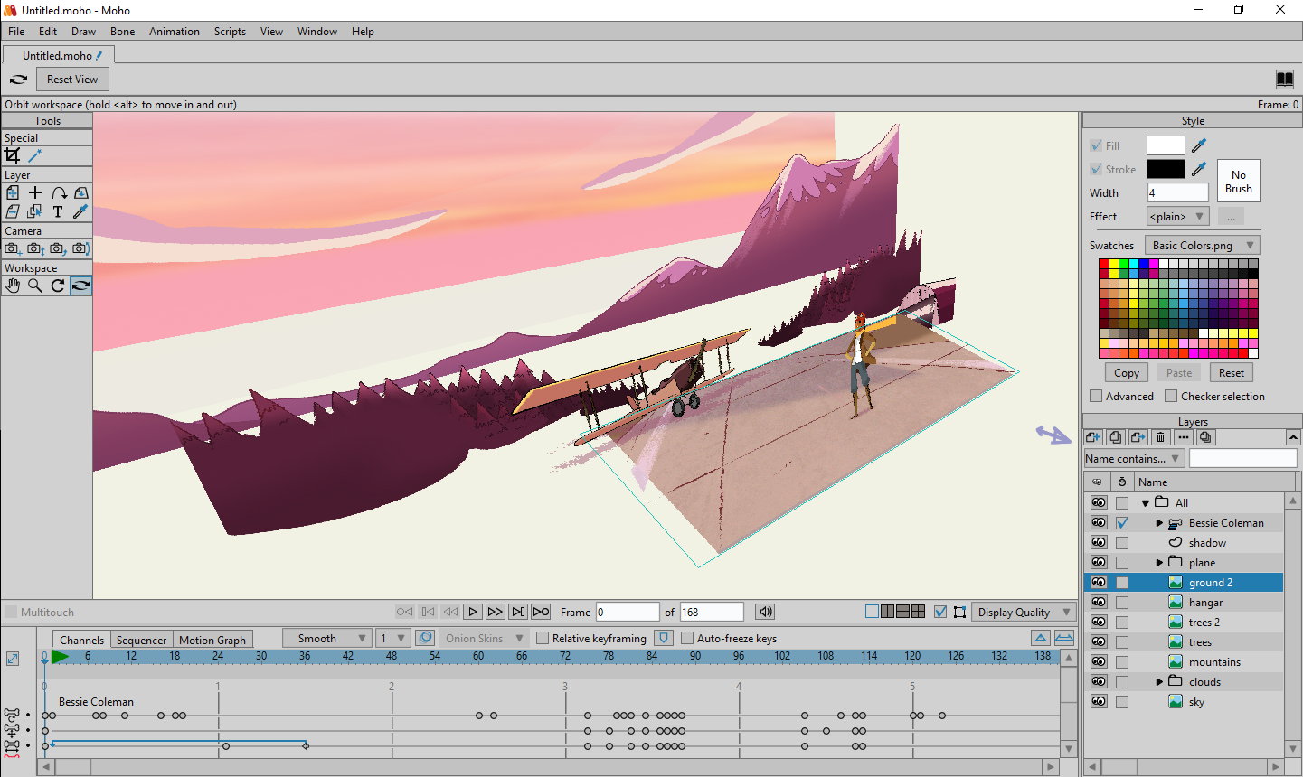Learning Moho Pro 12 (Anime Studio Pro) - Part 5, Pro Only Videos 1-6