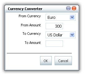 Java Cloud: Currency converter using Web Services and JRapid