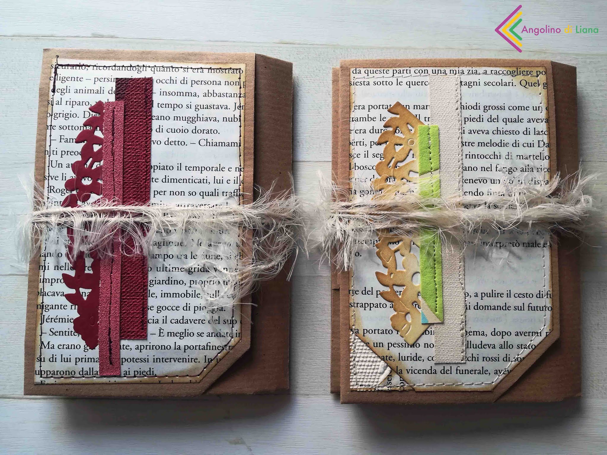 Angolino di Liana: Folder Origami Junk Journal - Cartellina in origami ...