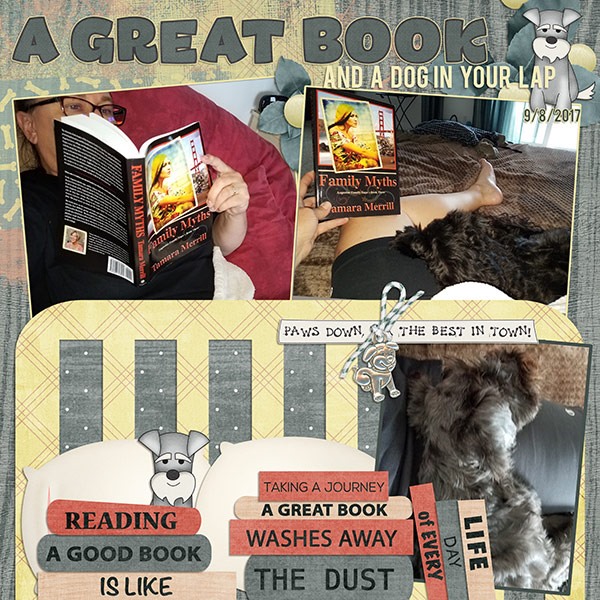 The Cherry On Top: Scrapbooking About Reading, Gorgeous Page ...