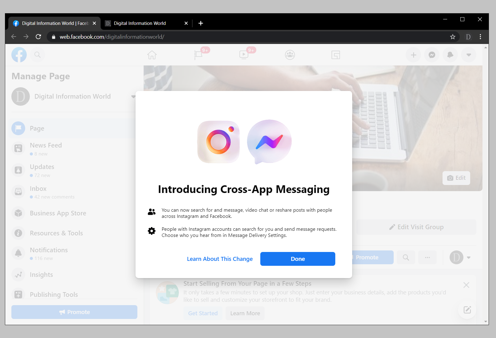 Facebook and Instagram’s Cross Messaging Feature and What Does It Do?