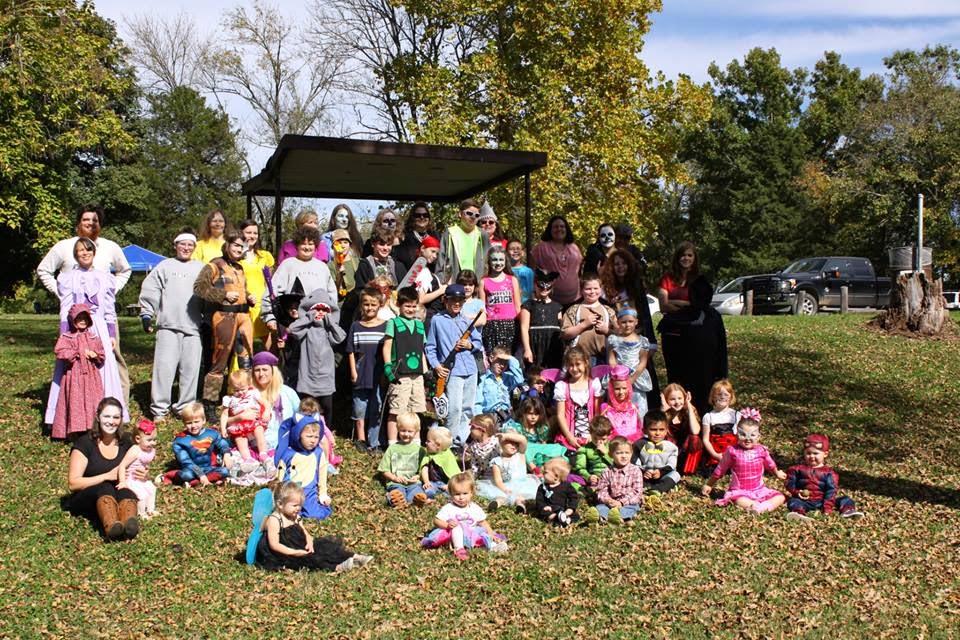 Just a small fraction of the families in our group today.