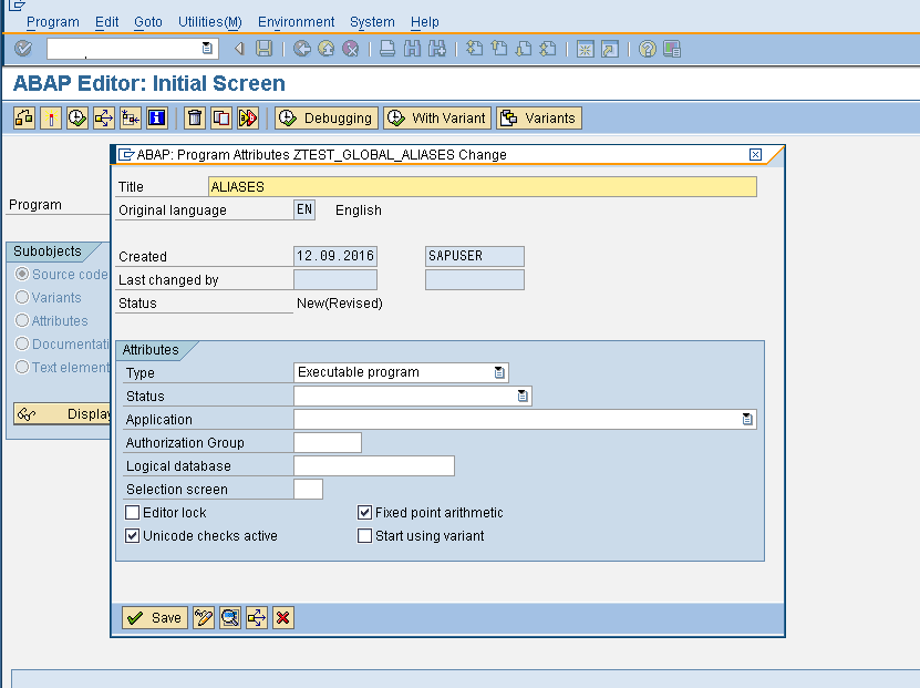 Global Class : Aliases