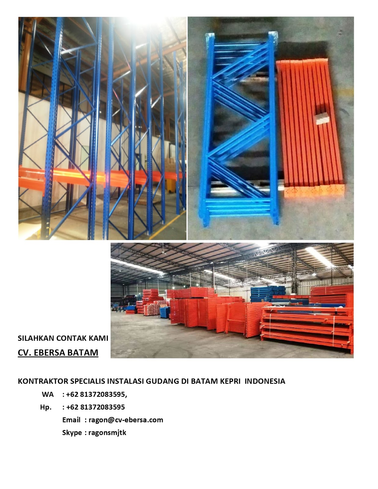 RACK GUDANG: INSTALASI RAK GUDANG BATAM