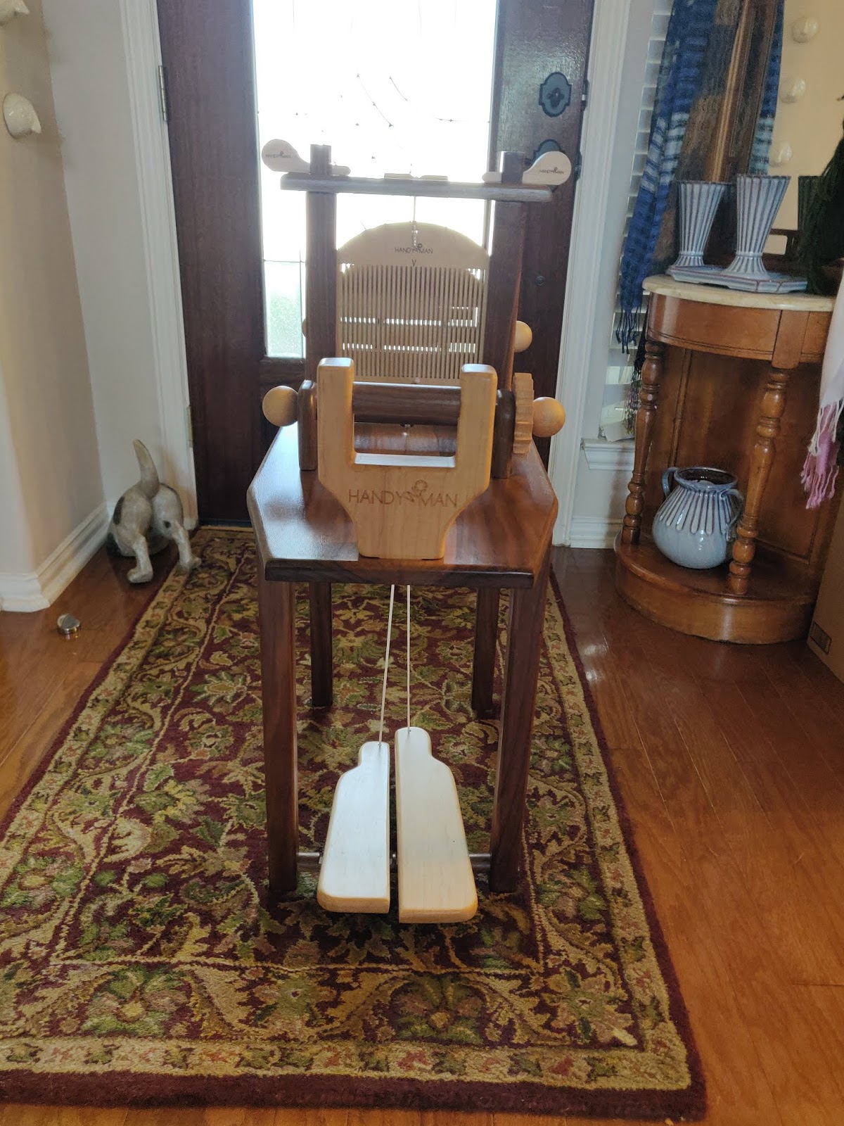 She's just a girl who creates...: Another Reproduction Treadle loom