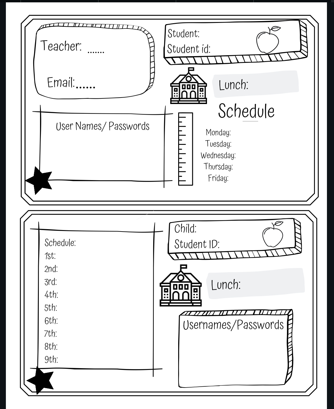 Back To School Freebies