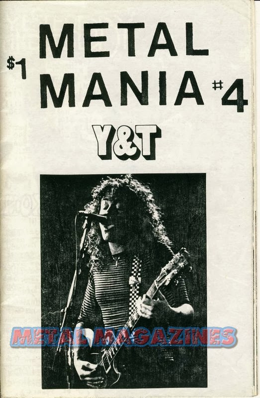 METAL MAGAZINES: METAL MANIA (USA)