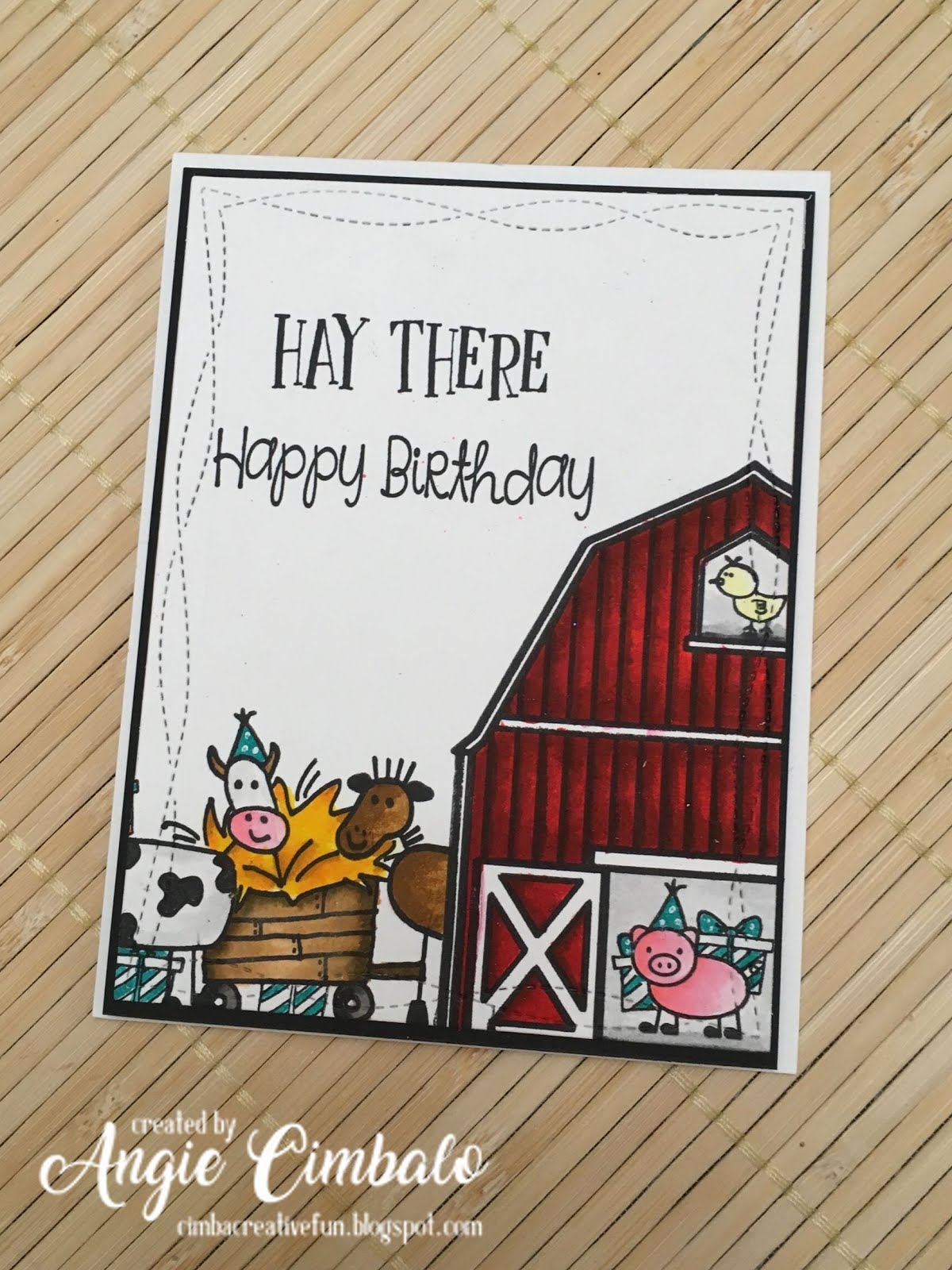 Cimbacreativefun: Hay There, Happy Birthday Farm Animal Party