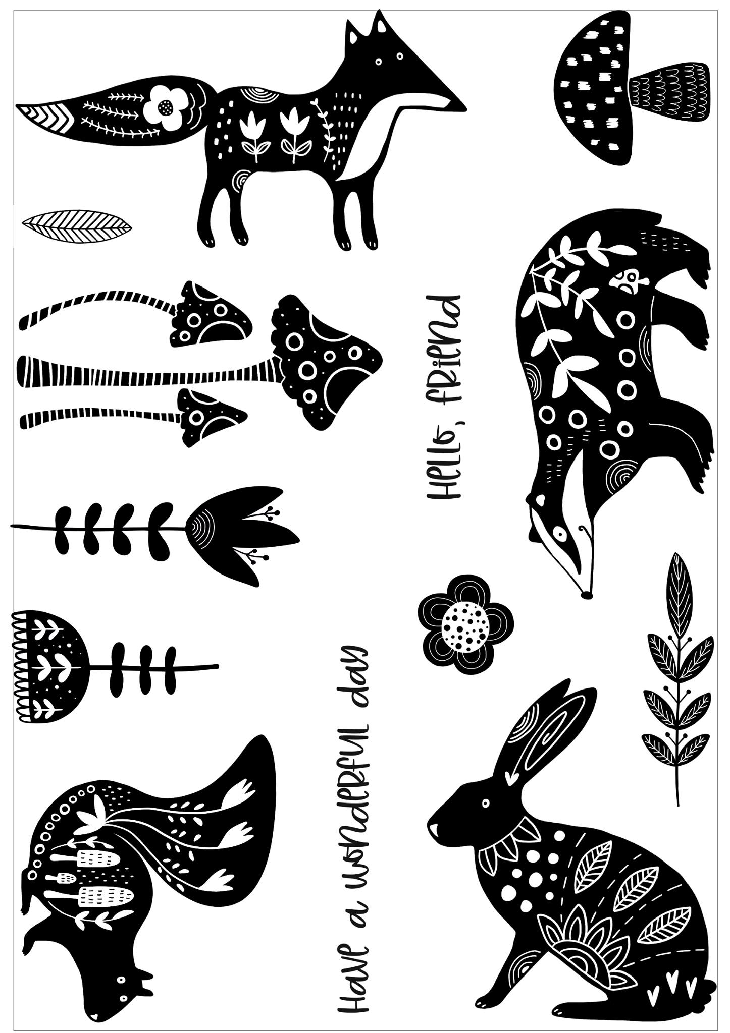 A Crafting Niche: Funky Fossil Designs "Quirky Trees Die Set" preview ...