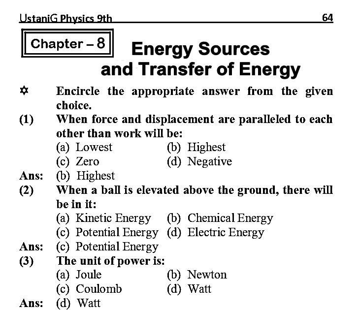 Education Is The Key To Success: Physics For Class IX (Science Group ...