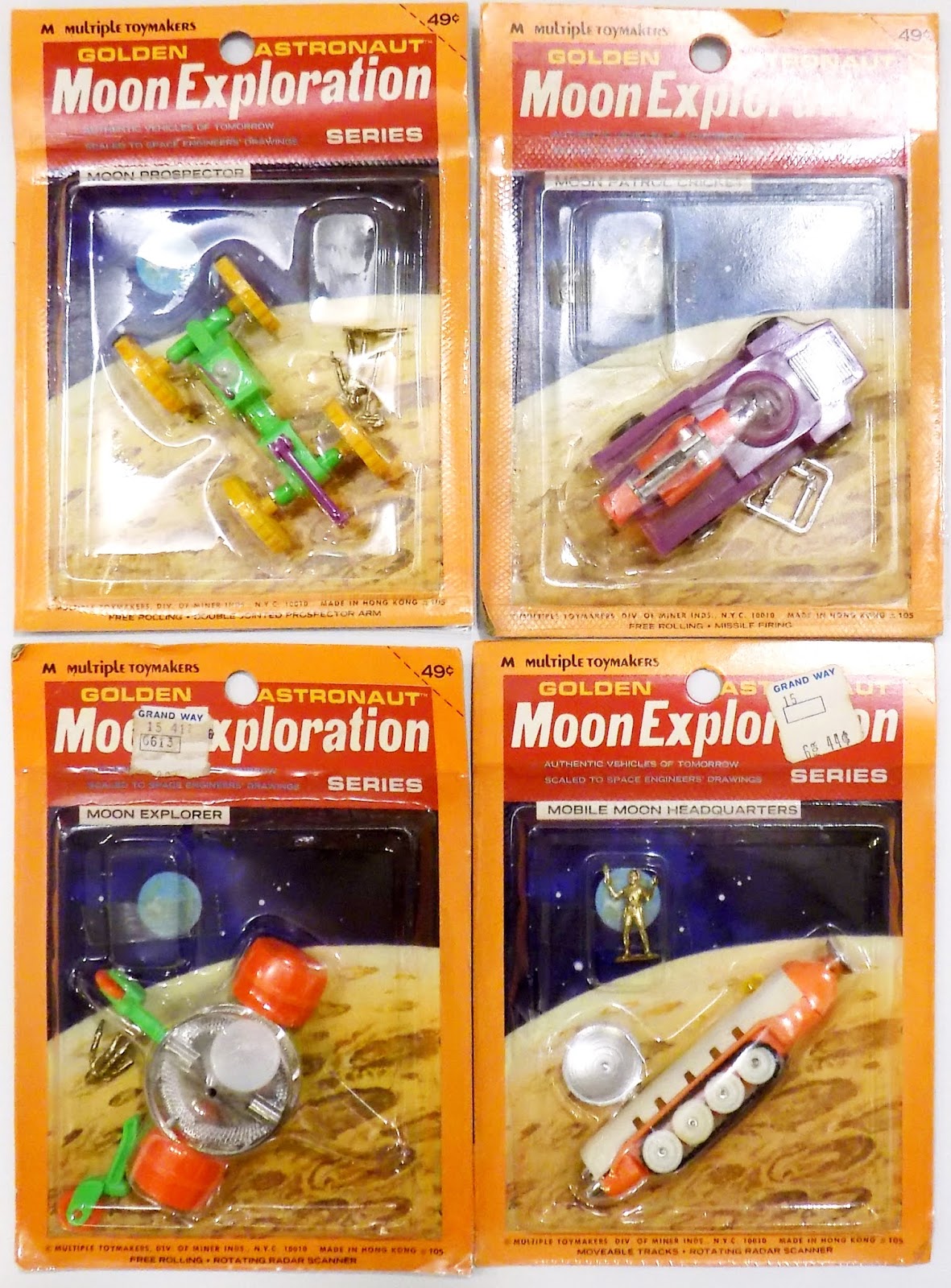Toys and Stuff: Multiple Toymakers Golden Astronaut - Stage III Moon ...