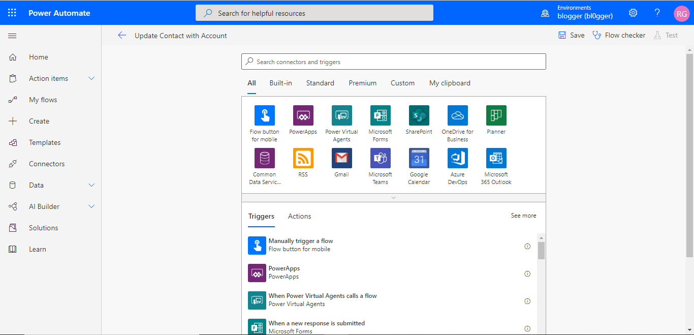 Using Microsoft Flow in Dynamics 365