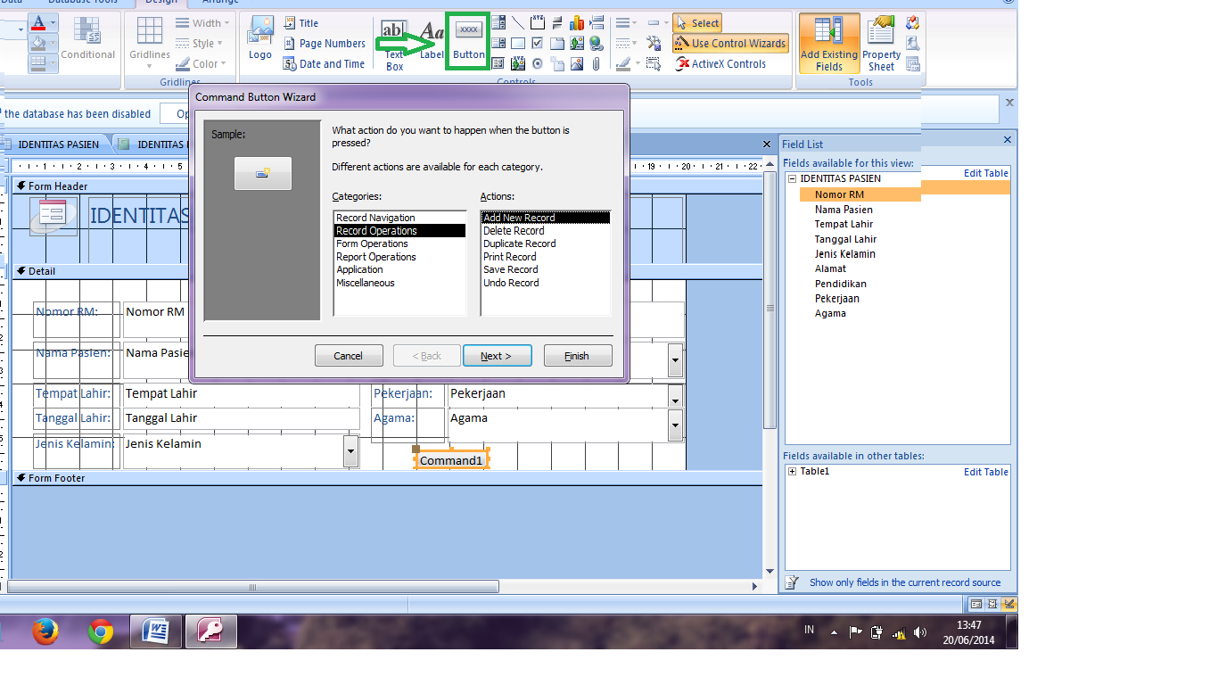 juli eka yanti: LANGKAH - LANGKAH MEMBUAT FORM,TOMBOL BUTTON,REPORT ...