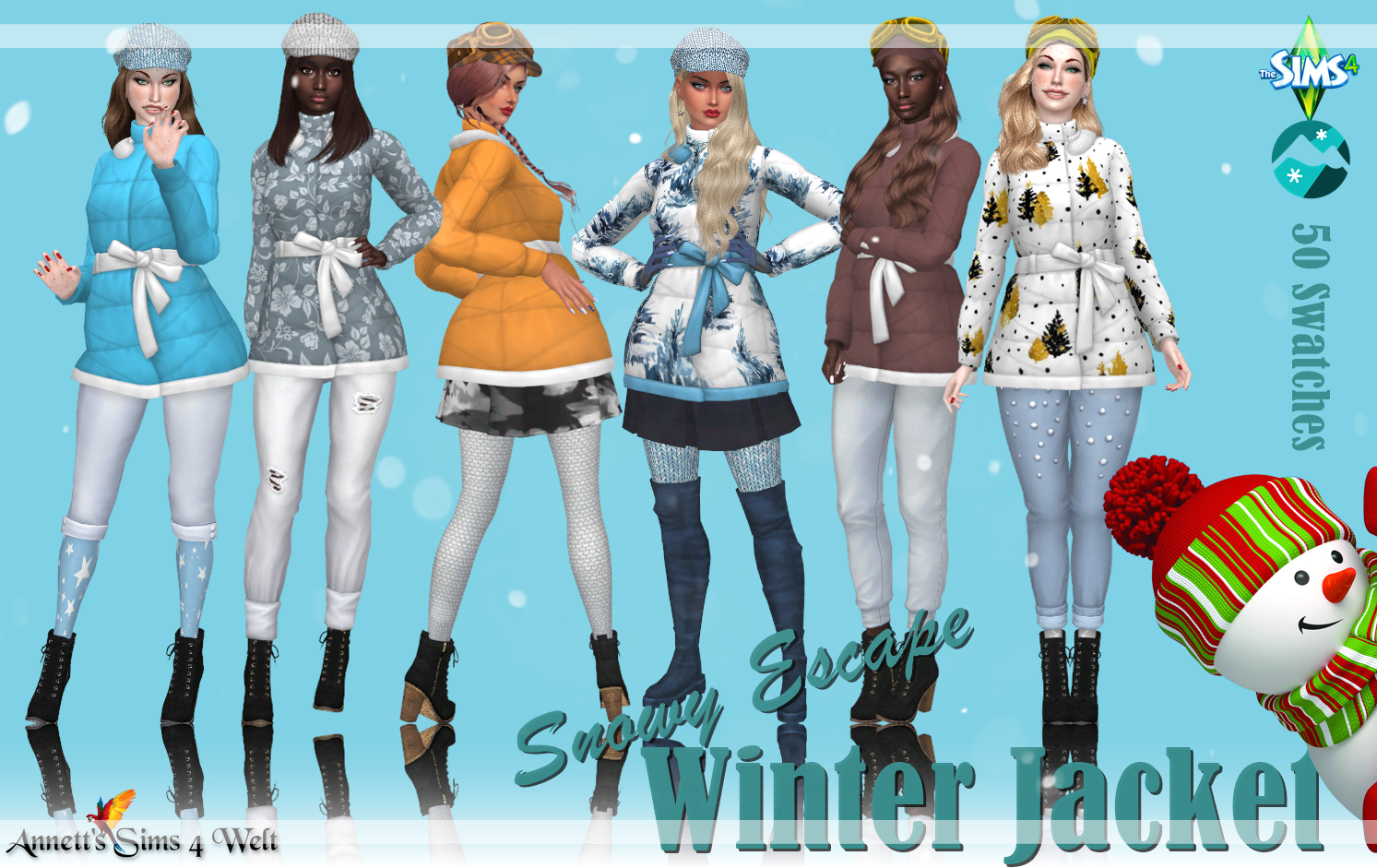 Annett's Sims 4 Welt: Winter Jacket - Snowy Escape