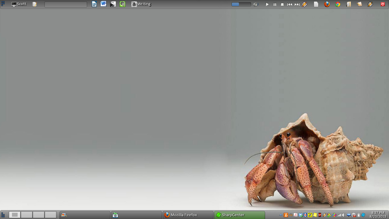 Utah Children's Writers: Reducing Clutter On Your Windows Desktop