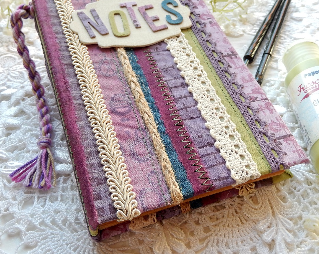 PaperArtsy: 2020 Topic 21 Fabric Covered Notebooks with ESA (by Jenny ...