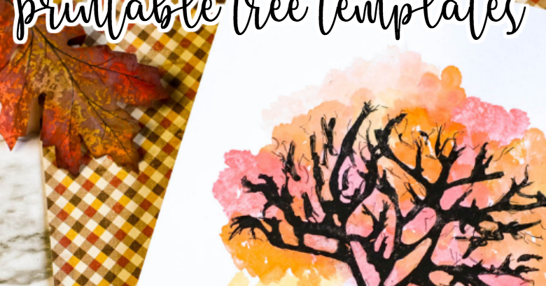 Printable Tree Templates - and a fun tree craft! - Messy Little Monster