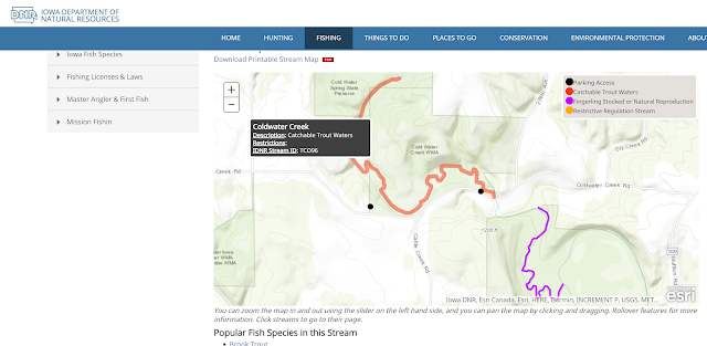 Looknfishy: Fly Fishing the Iowa Driftless (w/ free maps) and video
