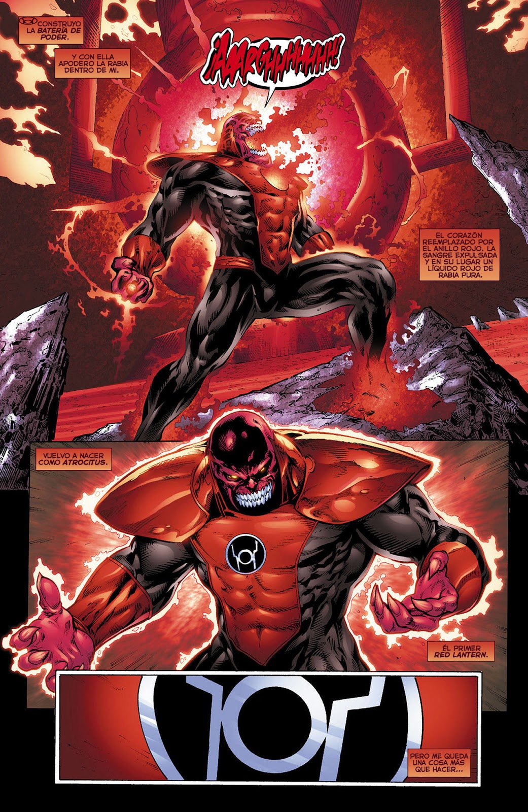 Comic Book Fan And Lover Red Lanterns Atrocitus La Segunda ProfecÍa