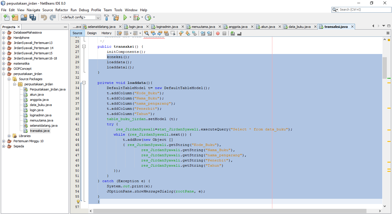 Cara Membuat Program Peminjaman Buku dengan Netbeans & XAMPP - UAS ...
