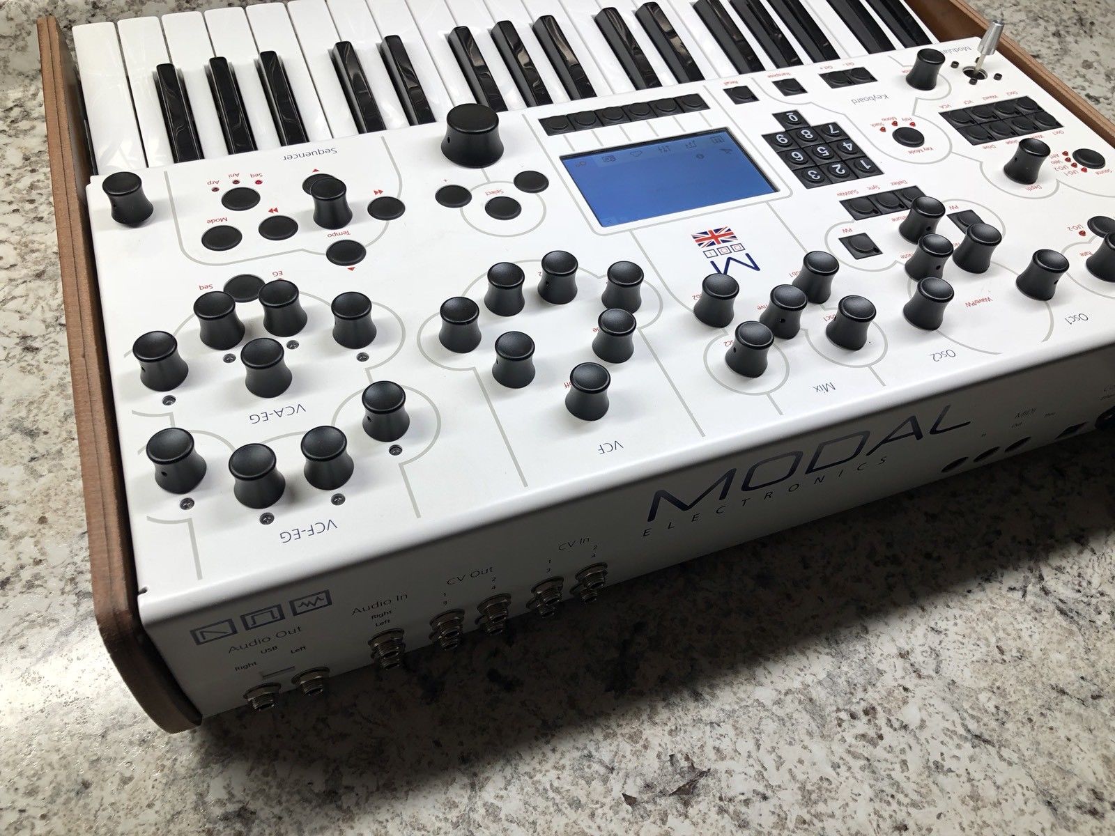MATRIXSYNTH: Modal 001 4 CV Outputs Fatar Keybed Duophonic Synthesizer
