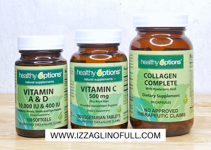 Healthy Options Haul - Vitamins for Immunity and Beauty - IzzaGlinoFull