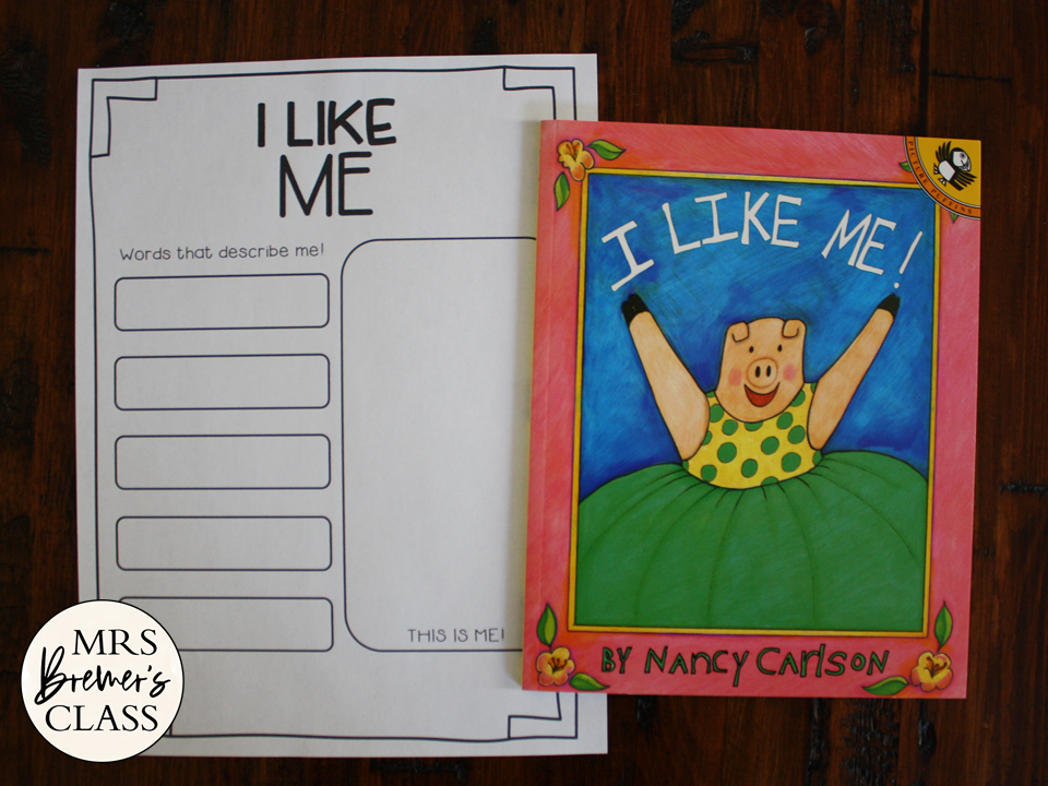 I Like Me! {a book study} | Mrs. Bremer's Class