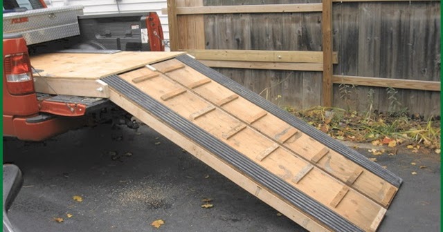 Homemade Truck Ramps - G Debus Kitchen