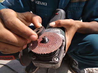 Cara Menggunakan Gerinda Tangan Hand Grinder Portable Grinder 4 Inch