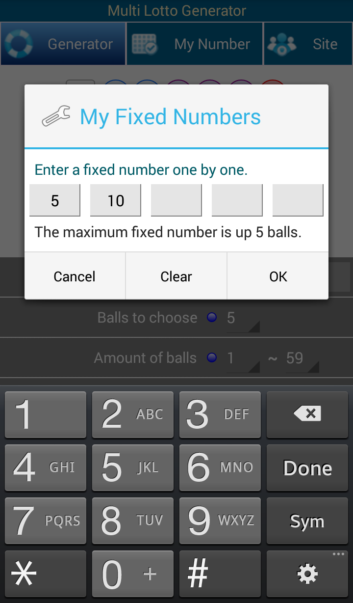 Talk Apps Story: Multi Lotto Number Generator: Generate lotto lucky ...