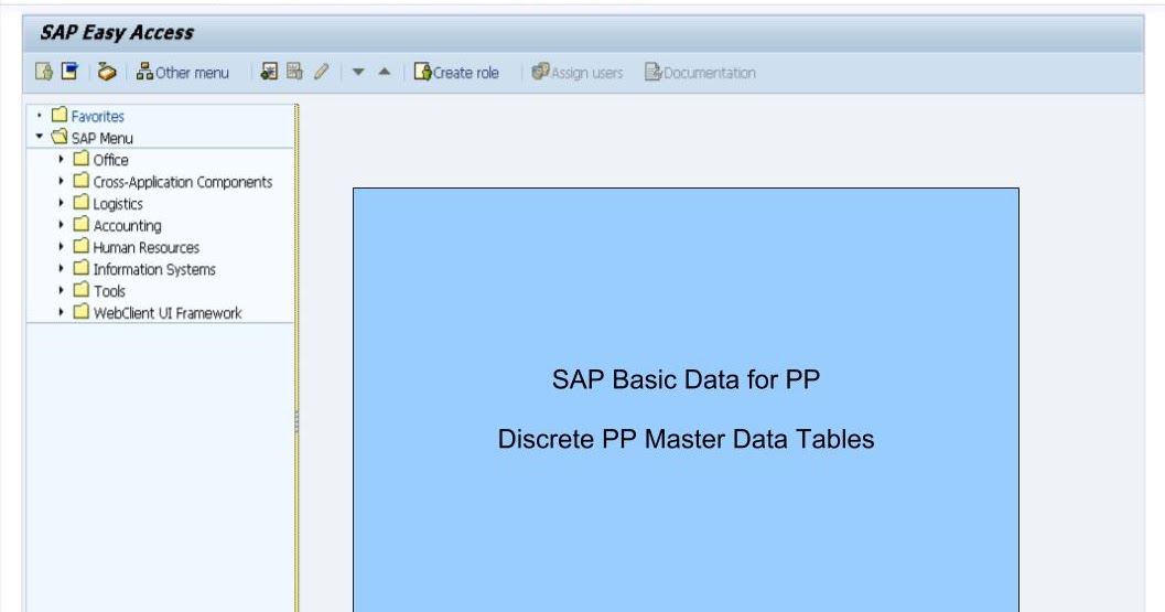青蛙SAP分享 Froggy's SAP sharing: PP Master Data TABLES