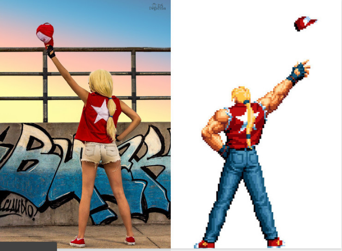 Gender bender of Terry Bogard by Miru | KOFFUNERAL