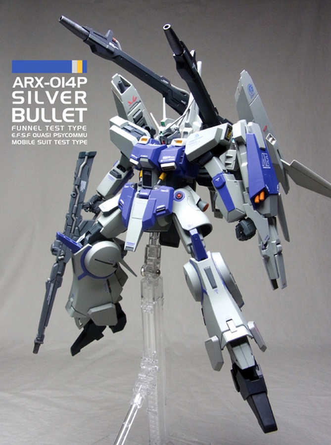 Custom Build: HGUC 1/144 Silver Bullet [Funnel Test Type]