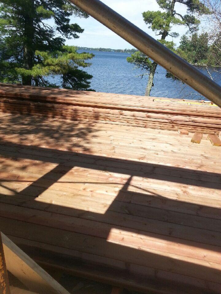 Beautiful Inside and Out: Island Addition: Framing Up