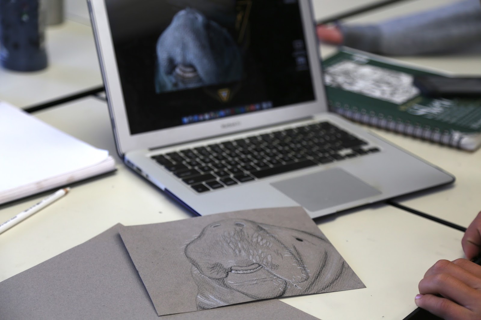 Grauer Art: Mid Tone Paper Drawings, H.S. Art