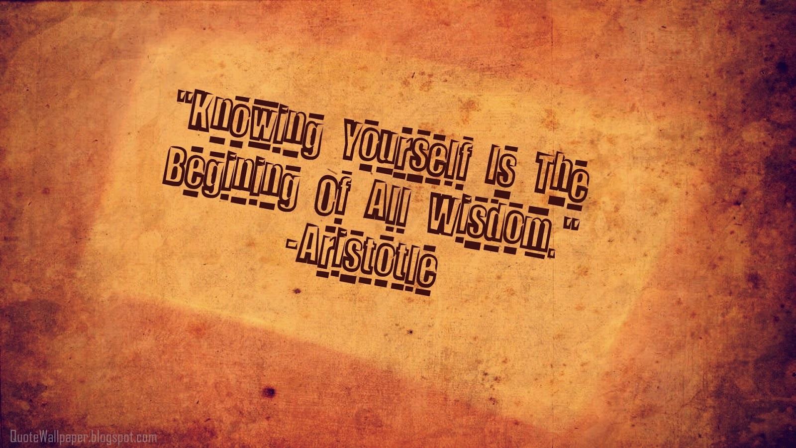 Quotes Wallpapers: Knowing Yourself Is The Beginning Of All Wisdom. Quotes Wallpapers: Knowing Yourself Is The Beginning Of All Wisdom.