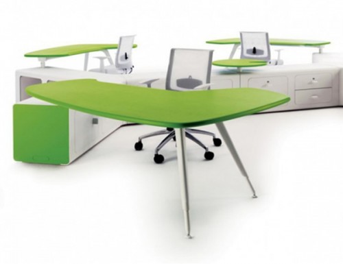 Green office furniture, innovative decor with stylish furnishing ~ Home ...