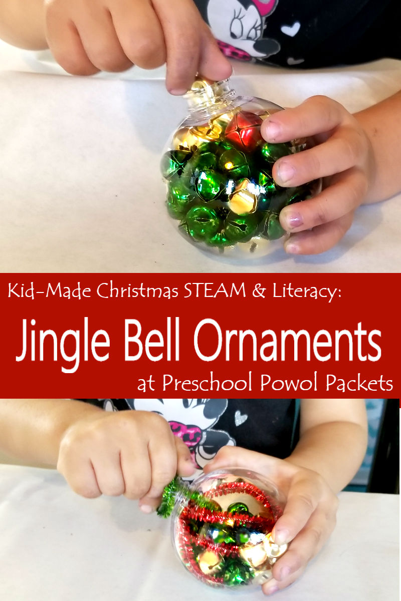 Christmas STEAM: Kid-Made Ornaments & Book | Preschool Powol Packets
