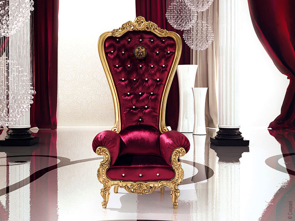 The Throne, le Fauteuil Royal de Caspani - MaxiTendance