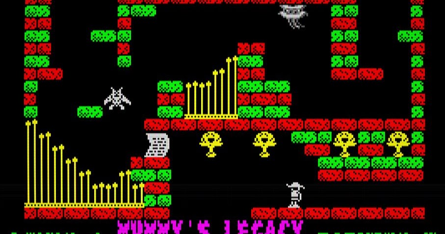 Indie Retro News: PAPYRUS - Pyramid platformer for the ZX Spectrum