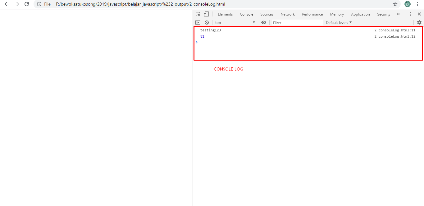 Belajar Javascript es5 Dan es6 Part 2 Output Alert, InnerHTML dan ...