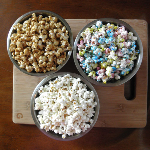 Food Pusher: Tiny But Mighty Popcorn Prepared Three Ways
