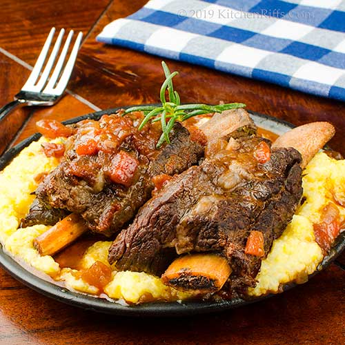 Kitchen Riffs: Italian Braised Short Ribs