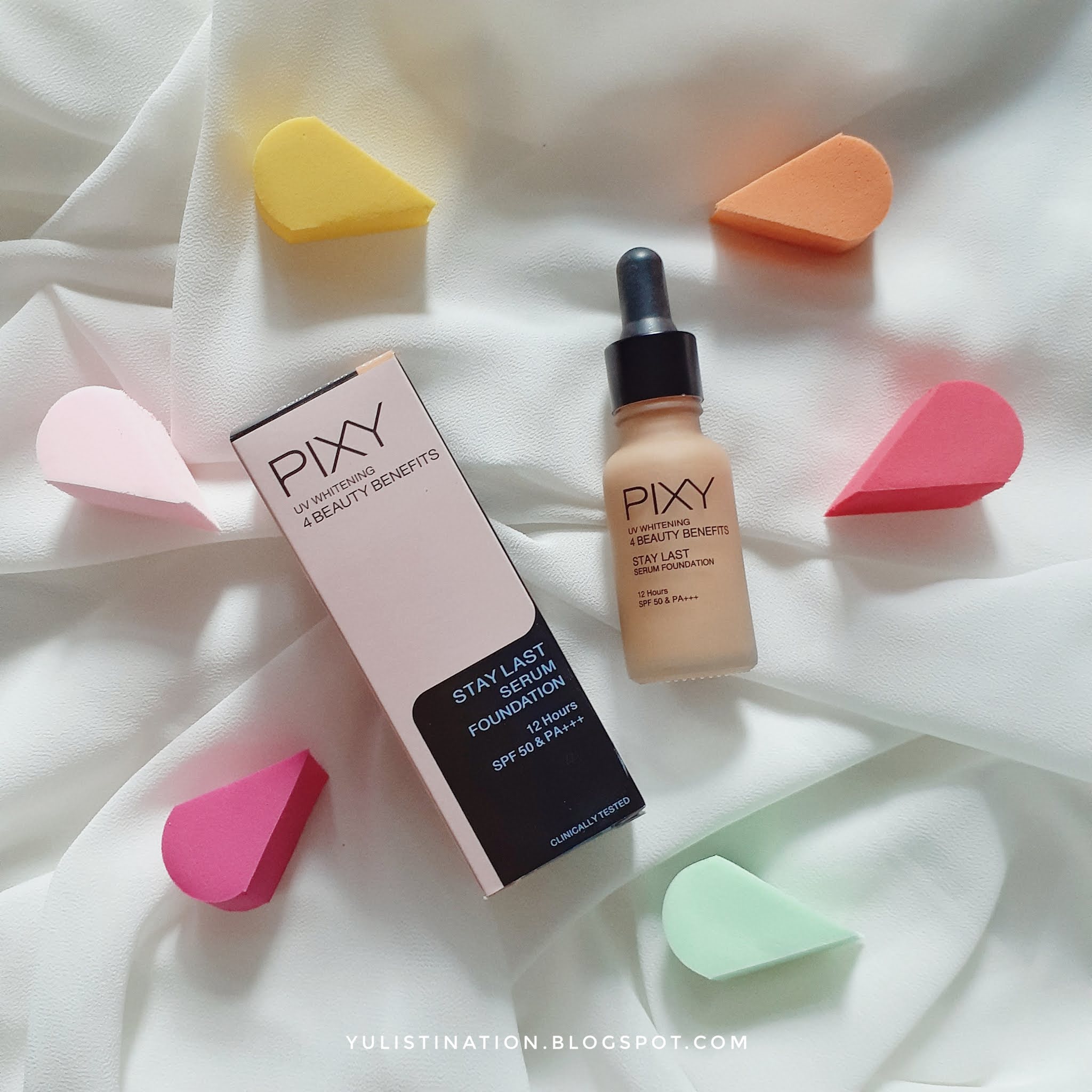REVIEW : Pixy Stay Last Serum Foundation (04 Golden Tan) - The ...