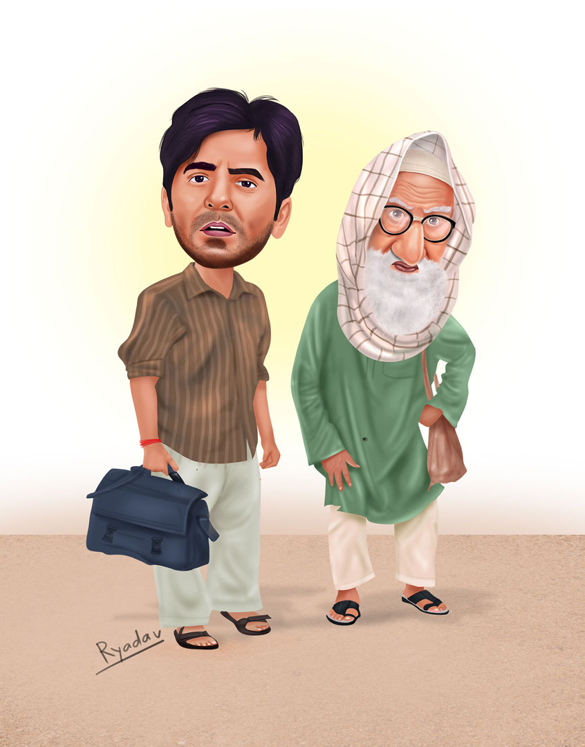 indian caricature