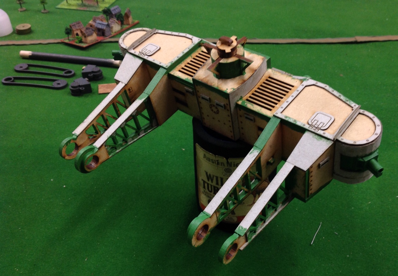 Captain Darling's Miniatures Emporium: 1/56 Tsar Tank Kit - Part 3 ...