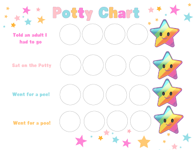 Star chart for potty free printable - rolfai